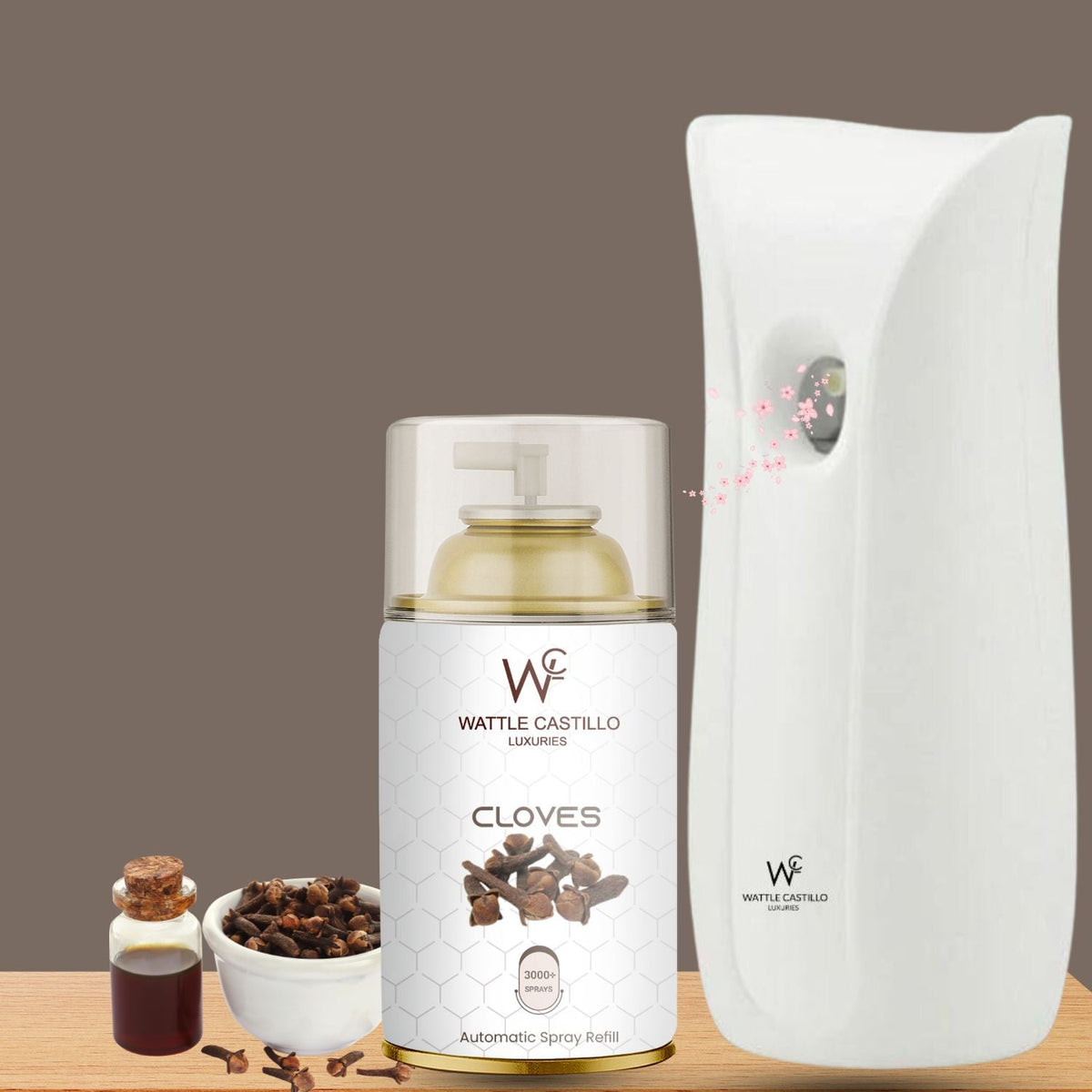 Air Freshener Dispenser Automatic Spray Machine Day and Night + Cloves ...